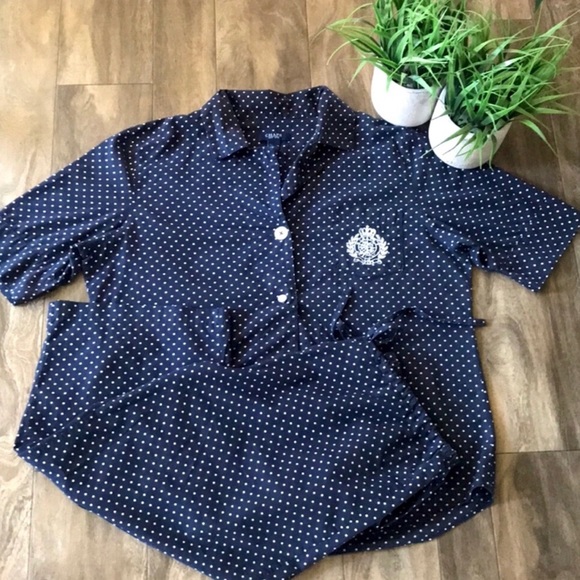 Chaps | Intimates & Sleepwear | Chaps Polka Dot Embroidered Pocket ...